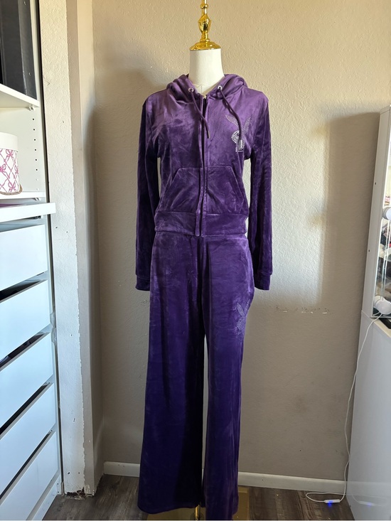 PLAYBOY | Sweaters | Playboy Purple Velour Tracksuit Top | Poshmark